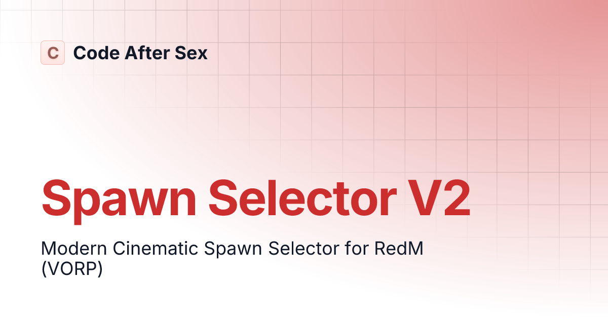 [LIVE DEMO] Spawn Selector V2 VorpCore - RedM Releases - Cfx.re Community
